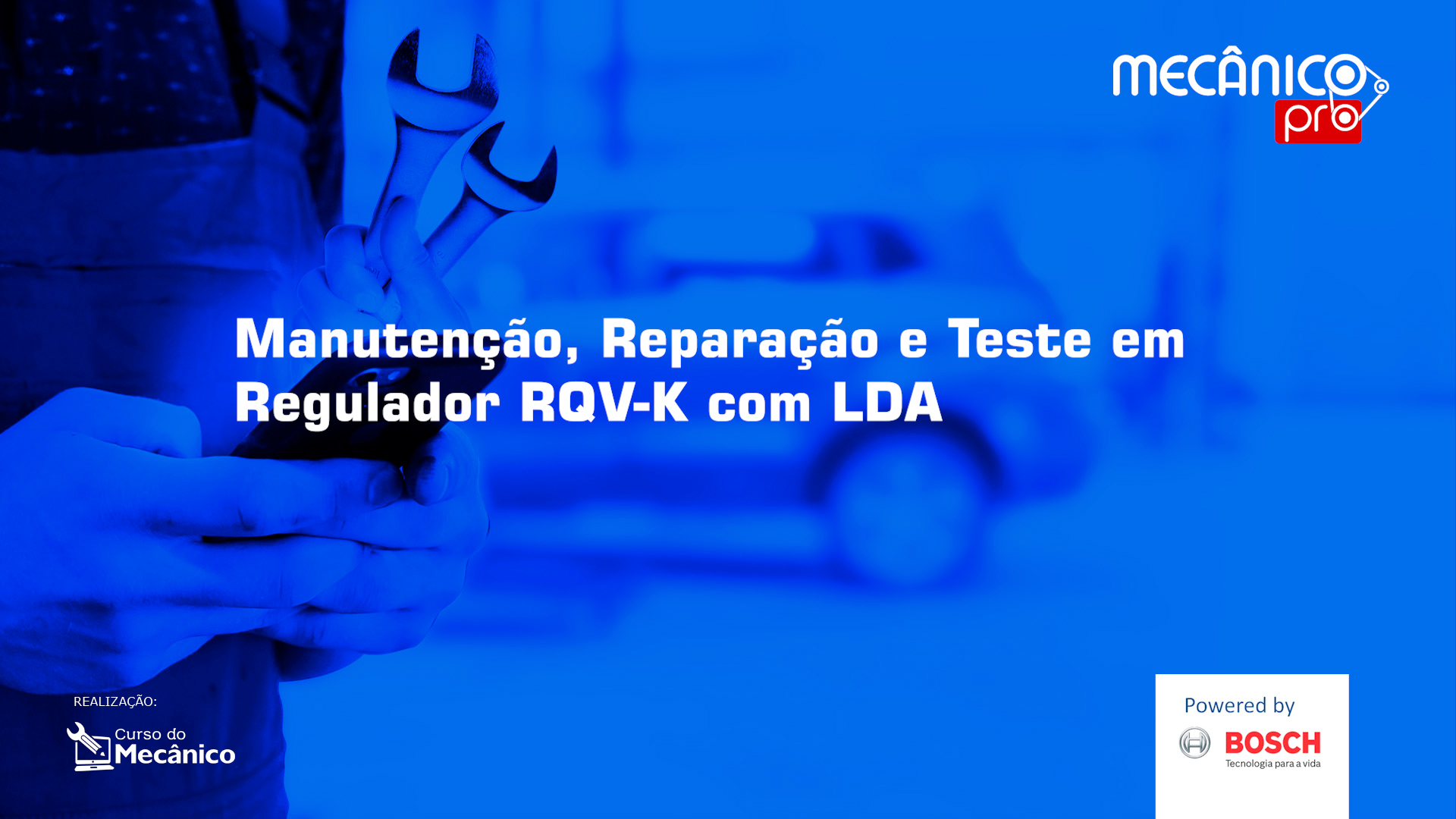 Manutenção em Regulador RQV-K com LDA | Curso do Mecânico